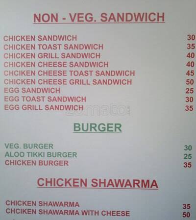 Menu at All In One, Navi Mumbai, 3X7X+GQW