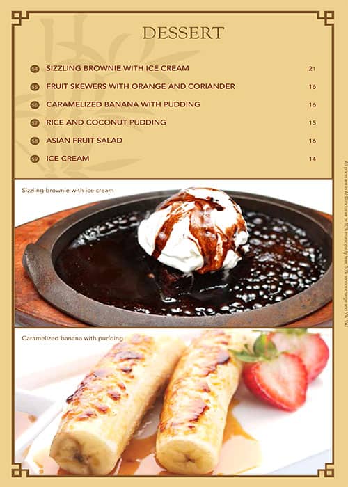 Menu at Sizzling Wok - Sharjah restaurant, Sharjah