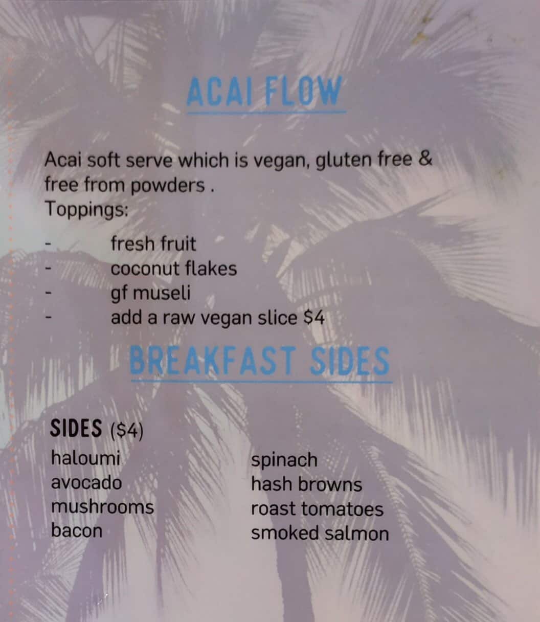 Menu at Hardy Boys Coffee Company cafe, Carindale