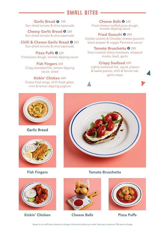 Menu of Jamie Oliver's Pizzeria, Senapati Bapat Road, Pune