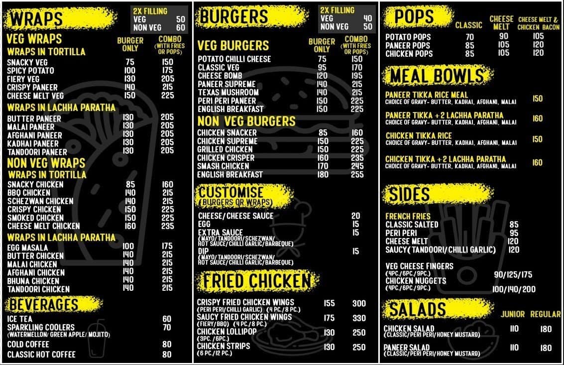 Menu of Katty'z, Kharghar, Navi Mumbai