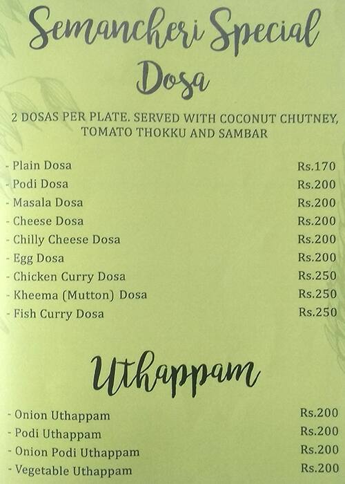 Menu at The Farm Restaurant, Chennai, V68G+MCV