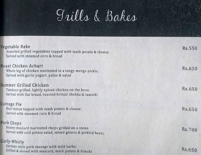 Menu at The Farm Restaurant, Chennai, V68G+MCV