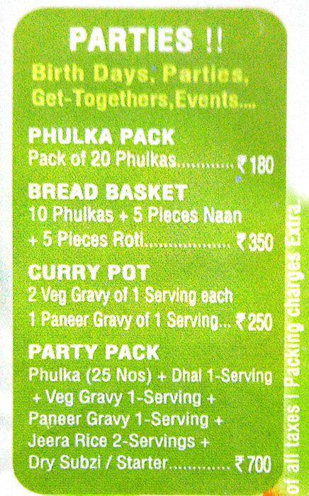 Menu at Mint Kitchen, Chennai, No.1