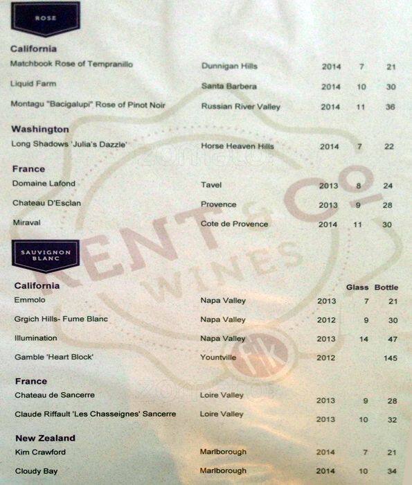 Menu at Kent & Co. pub & bar, Fort Worth