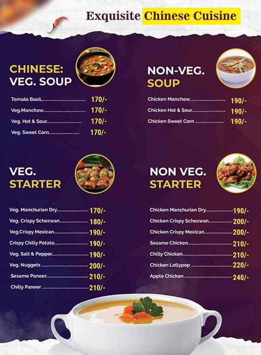 Menu of Kitchen Kraft, Veera Desai Area, Mumbai