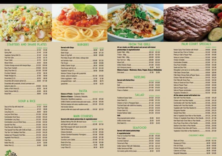 Menu at East West Kitchen restaurant, West Ryde