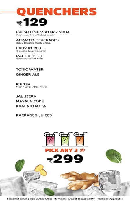 Menu at Barbeque Nation, Patna, Shiv Mandir