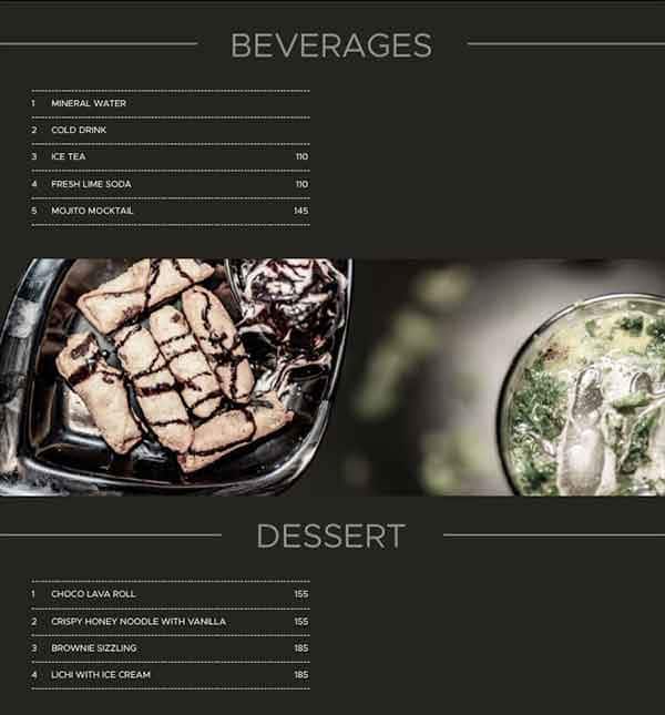 Menu at Eastern Wok, Mumbai