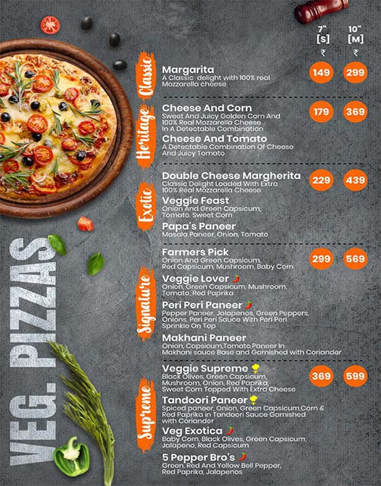 Menu of B'Cheesy, Virar, Mumbai