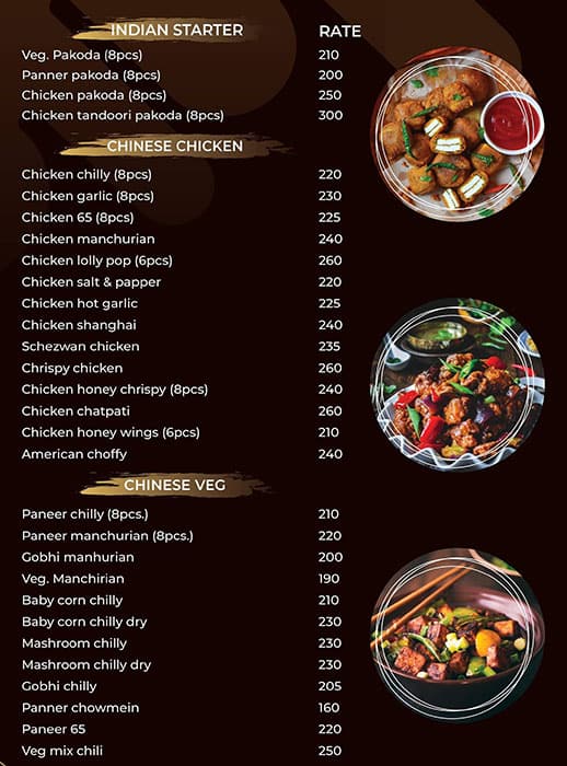 Menu of Sayeshaa Restro & Cafe, Sri Krishnapuri, Patna