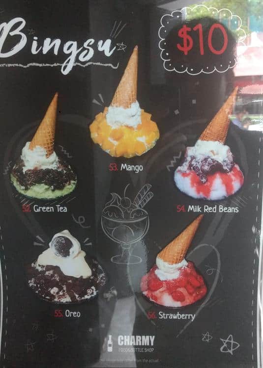 Menu at Charmy Food & Bottle Shop pub & bar, Brisbane City