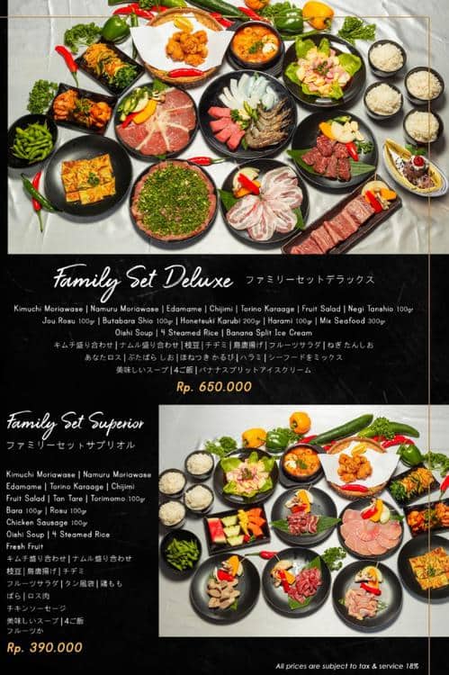 Menu at Sama-Sama Restaurant, Kuta Selatan