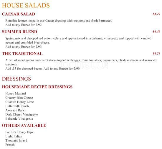 Menu at 54th Street Restaurant & Drafthouse- City Base, San Antonio, S ...