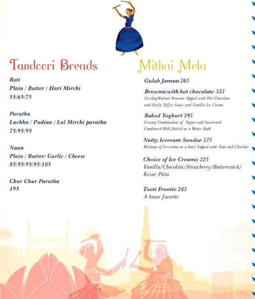 Menu at The Great Indian Mela, Gurugram, 4th Floor