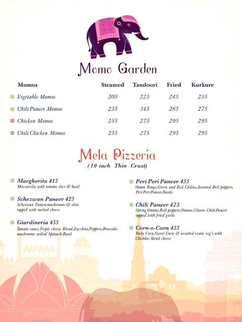 Menu at The Great Indian Mela, Gurugram, 4th Floor