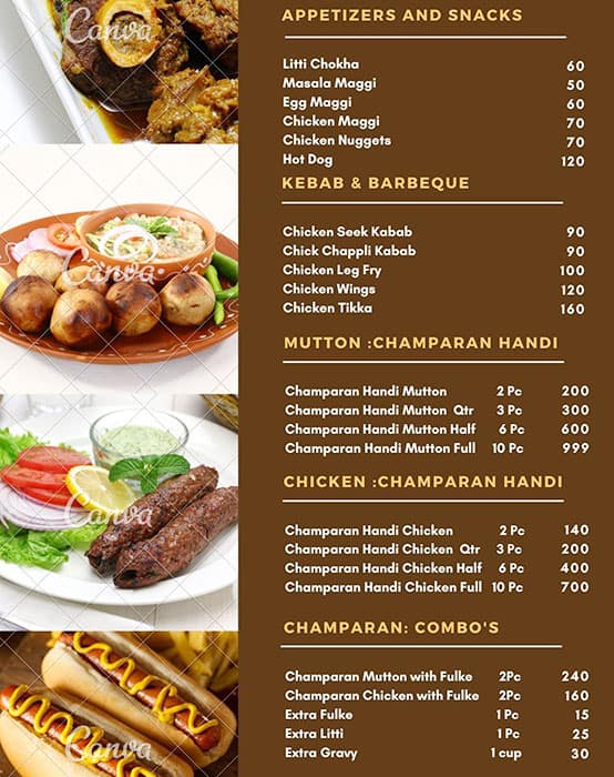 Menu of Handi Mutton House, Lohegaon, Pune