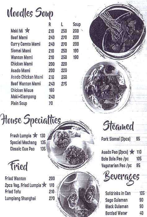 Menu at Ha Yuan restaurant, Quezon City, 84 Mother