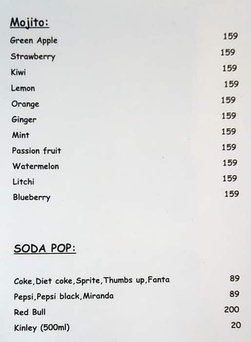 Menu at Loca Moca Cafe, Bengaluru, XJV8+XJP