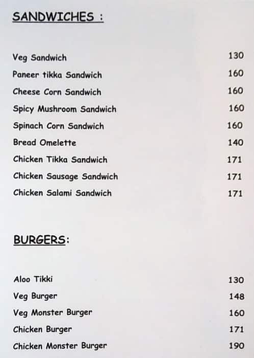 Menu at Loca Moca Cafe, Bengaluru, XJV8+XJP