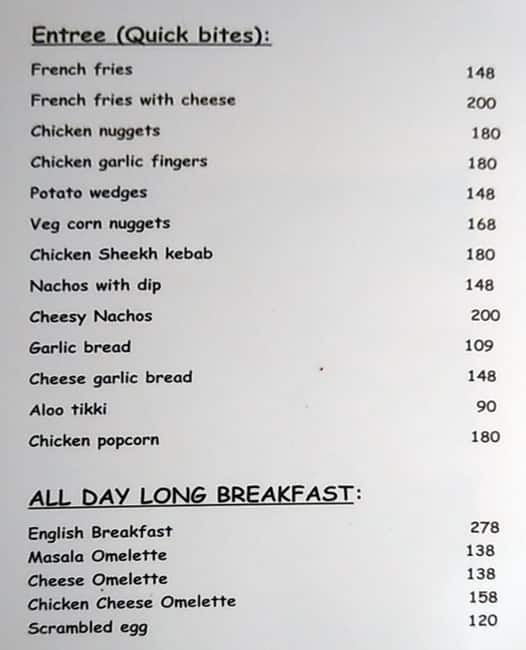 Menu at Loca Moca Cafe, Bengaluru, XJV8+XJP