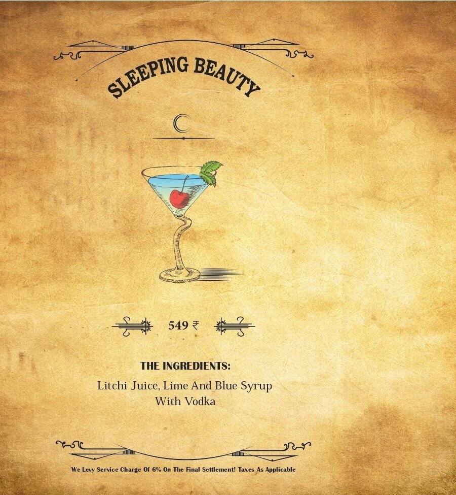 Menu at Yoi Toki, Indore