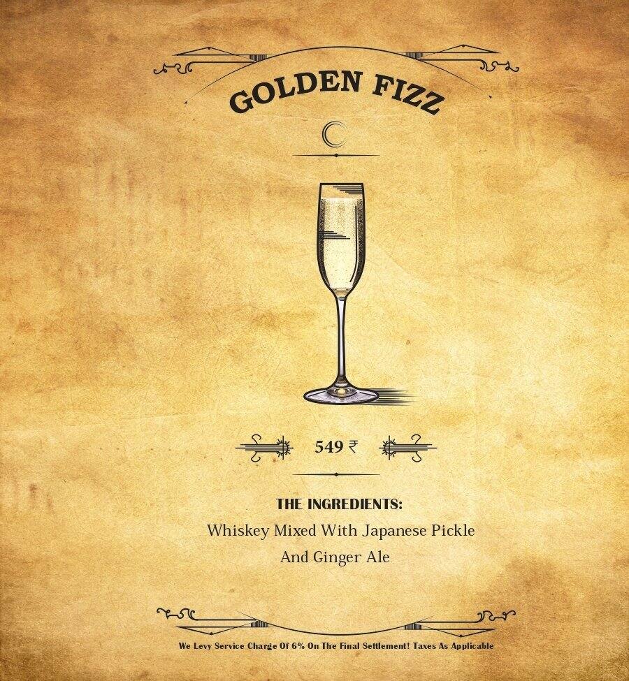 Menu at Yoi Toki, Indore