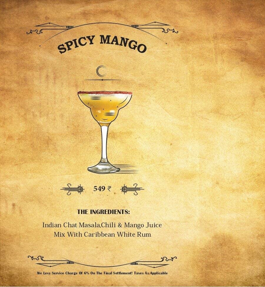 Menu at Yoi Toki, Indore