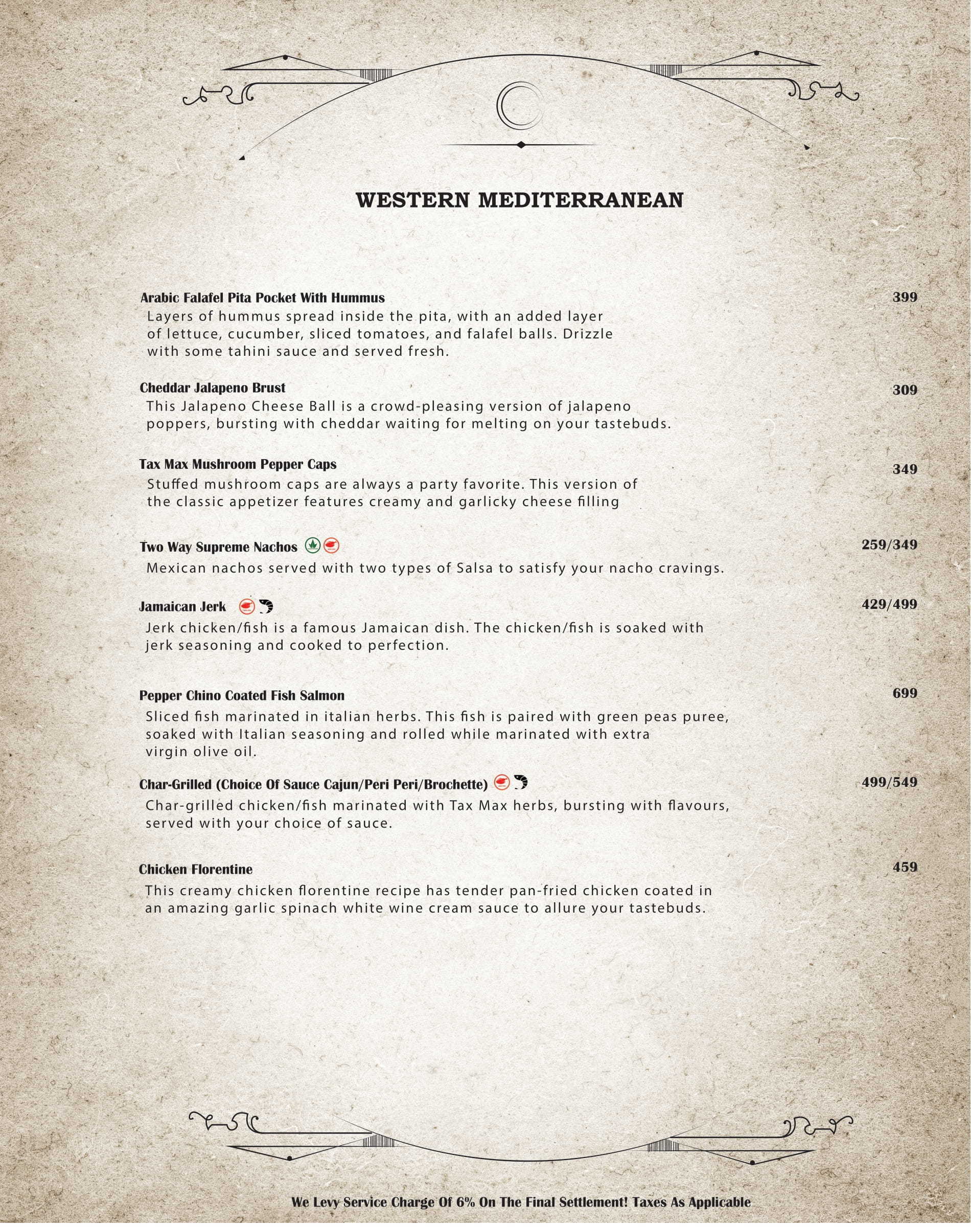 Menu at Yoi Toki, Indore