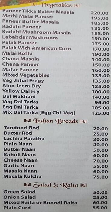 Haji Ali Menu, Menu for Haji Ali, Ajoy Nagar, Kolkata - Zomato
