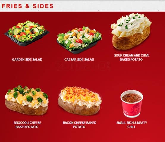 Menu at Wendy's fast food, San Diego, Convoy St