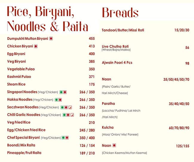 Menu at Sarpanch Bagh - A Modern Village Restaurant, Noida