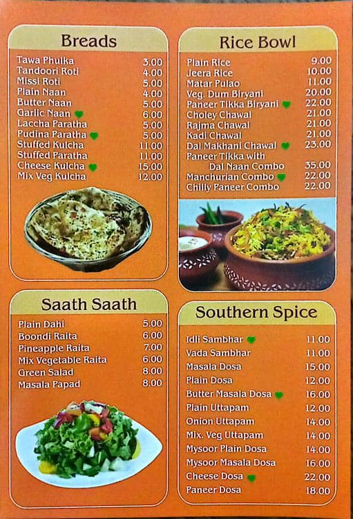 Menu of Brijwasi Restaurant, Jumeirah Lake Towers (JLT), Dubai