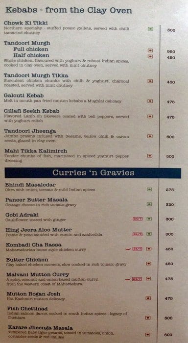 Menu at Grand View Restaurant, Pune, HQ4Q+V4Q