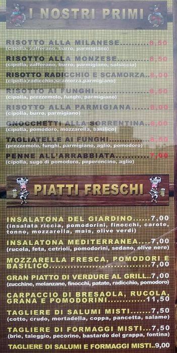 Menu da Ristorante zona Nolo Milano- Mich Restaurant, Milano