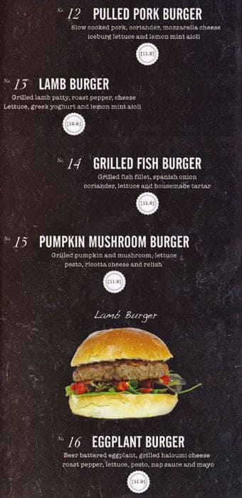 Menu at Feed Jetty Road cafe, Glenelg