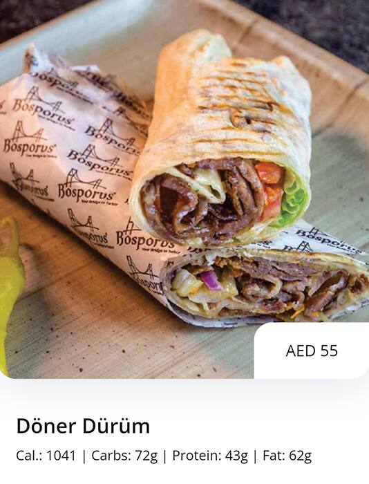 Menu at Bosporus Turkish Cuisine - Abu Dhabi Mall - مطعم بوسبورس أبوظبي ...