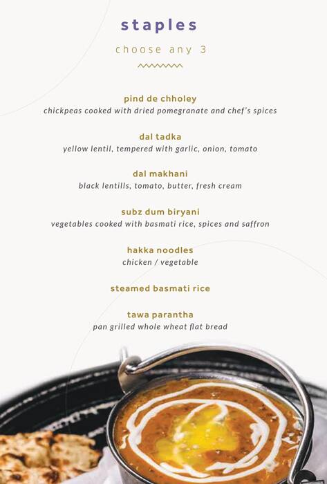 Menu at PONDICHÉRY CAFÉ - ALL-DAY DINING, Mumbai, Sofitel Mumbai Bkc