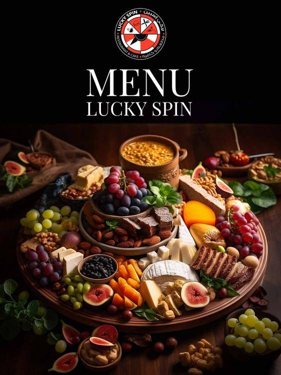 Menu of Lucky Spin, Dubai Marina, Dubai