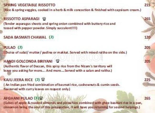 Menu at Mathsya Bangalore, Bengaluru, 48