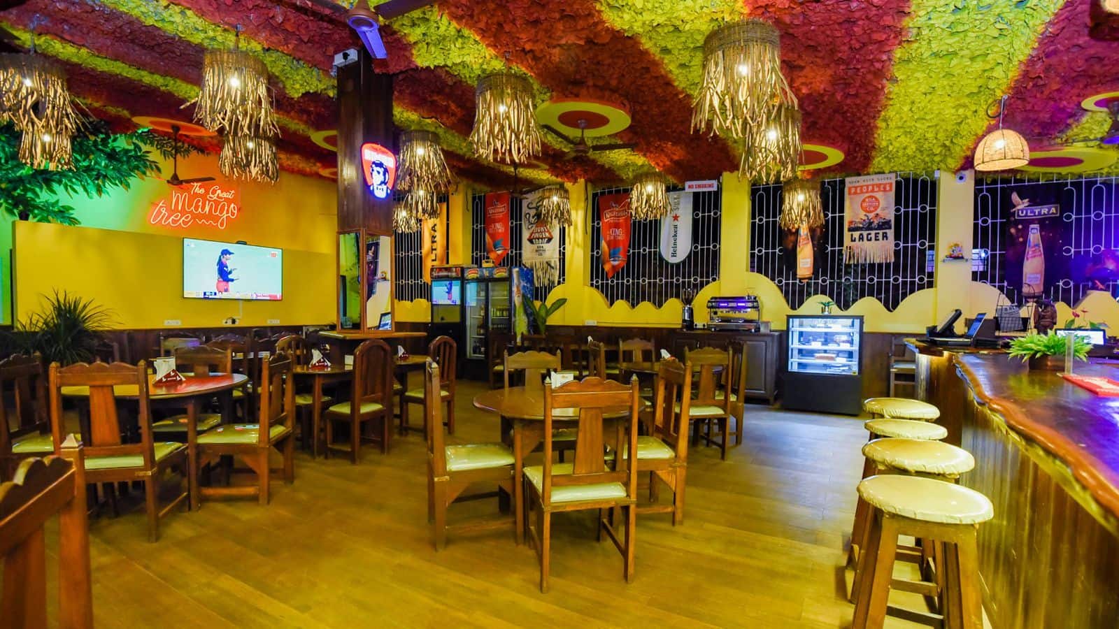 Book table and online reservation at The Great Mango Tree, Anjuna, Goa