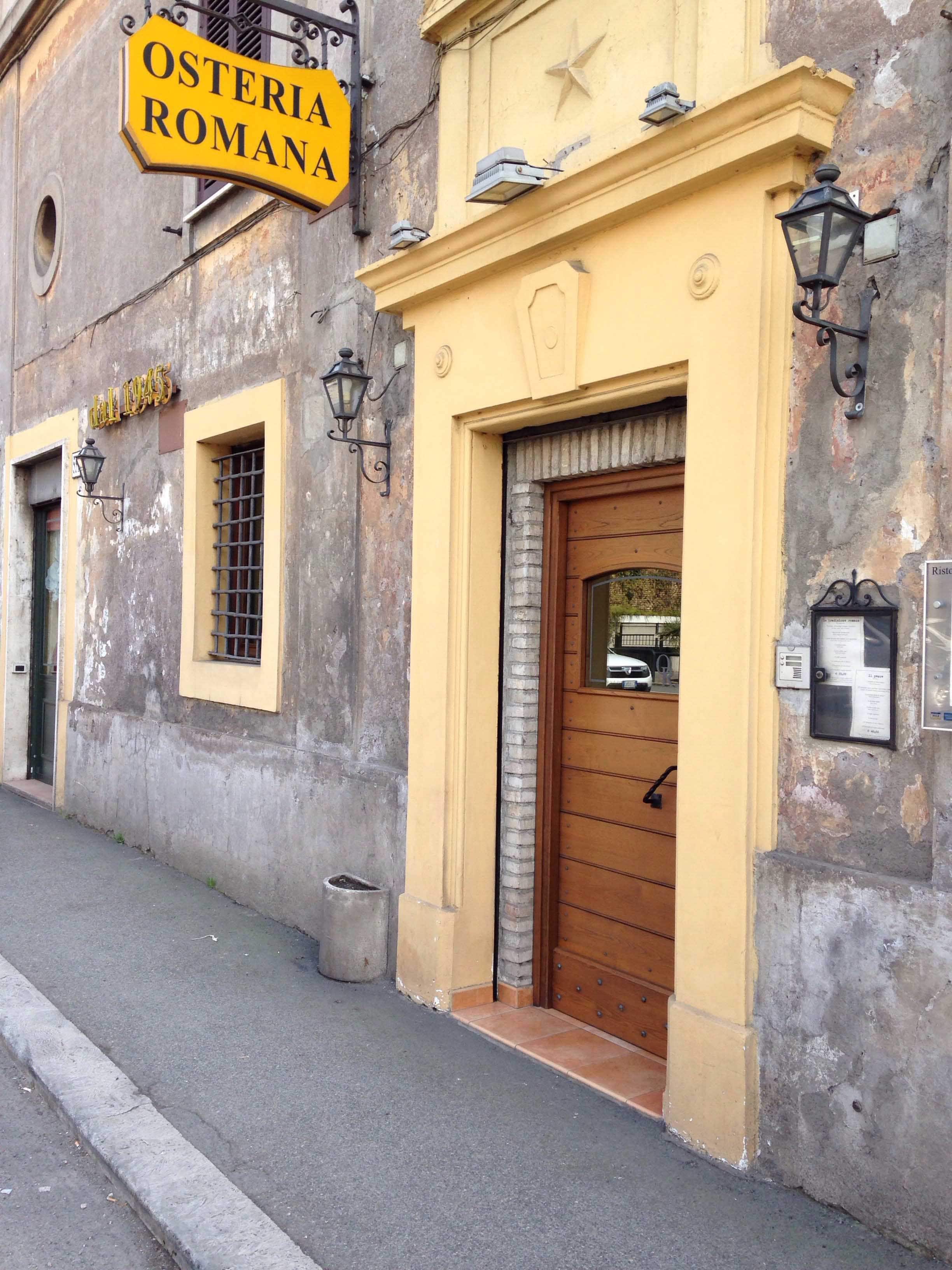 Osteria Romana a Roma: Foto del Menu con Prezzi