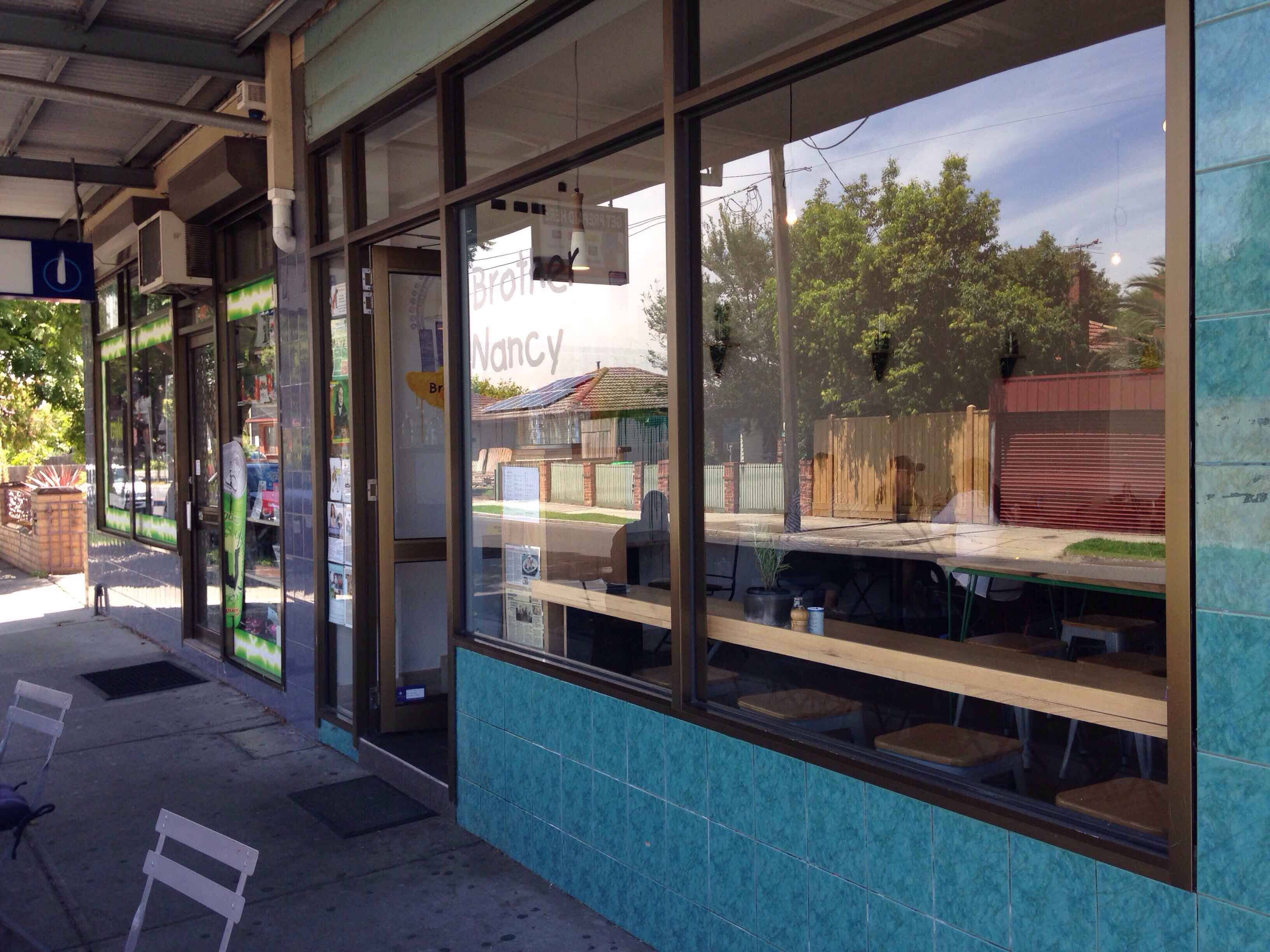 Menu of Brother Nancy, West Footscray, Melbourne