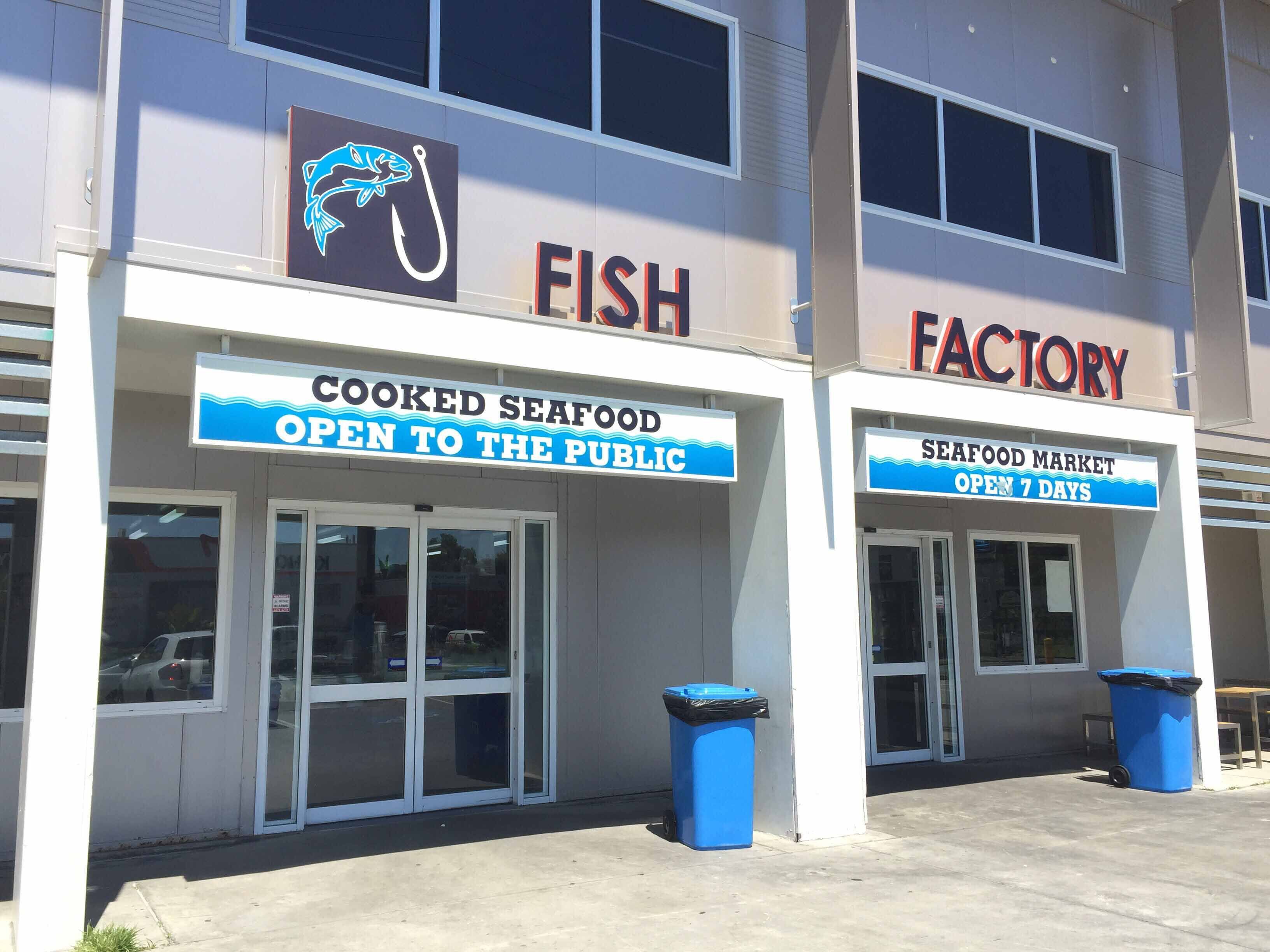Menu of Fish Factory, Colmslie, Brisbane