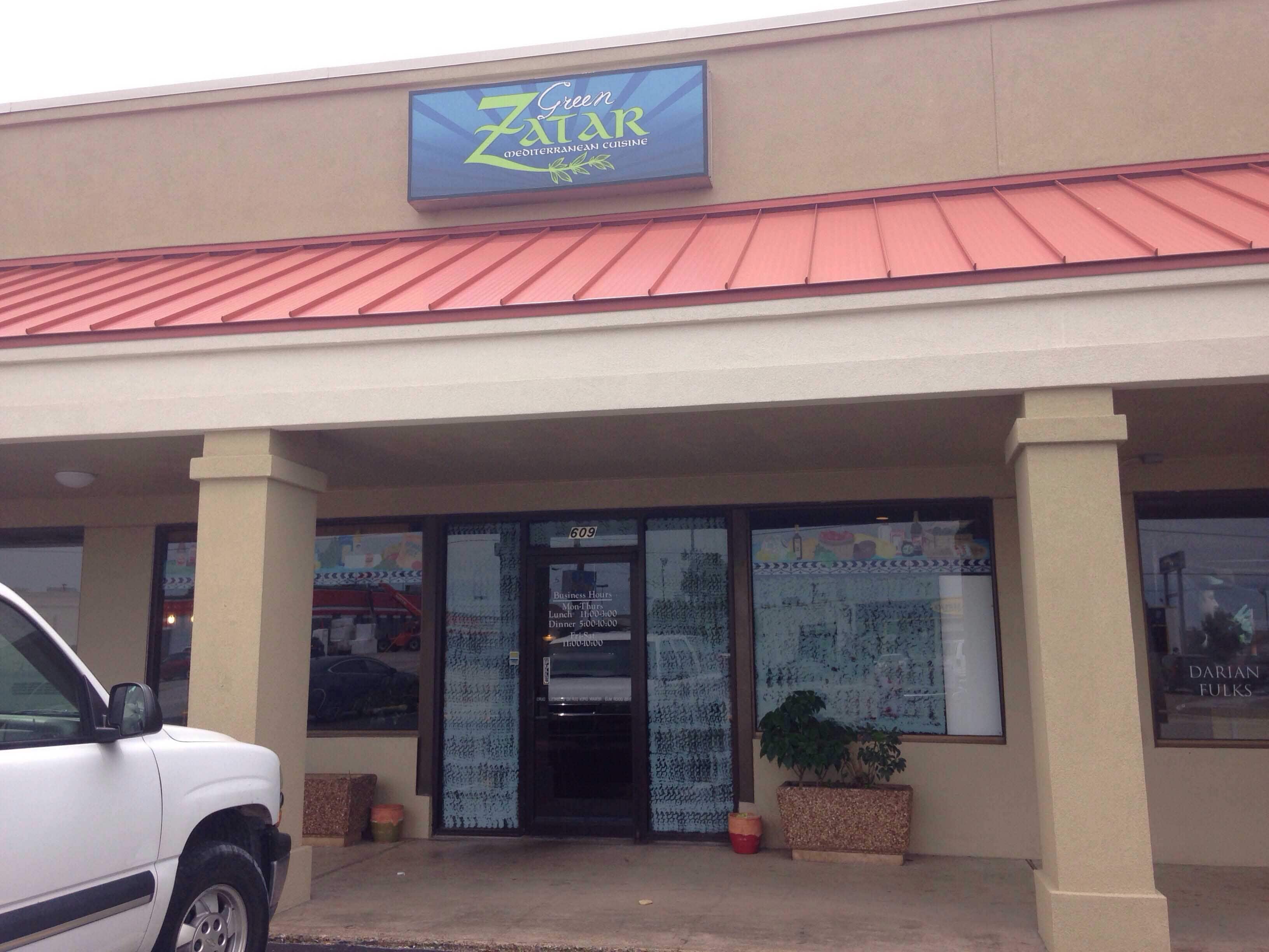 Menu of Green Zatar, Denton, Denton