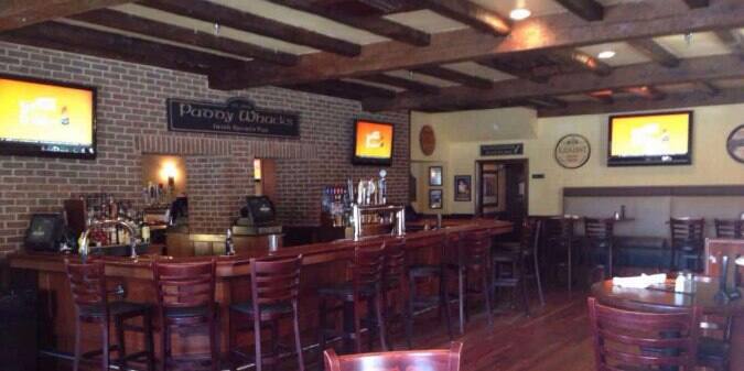 Paddy Whacks Irish Sports Pub Menu - Urbanspoon/Zomato
