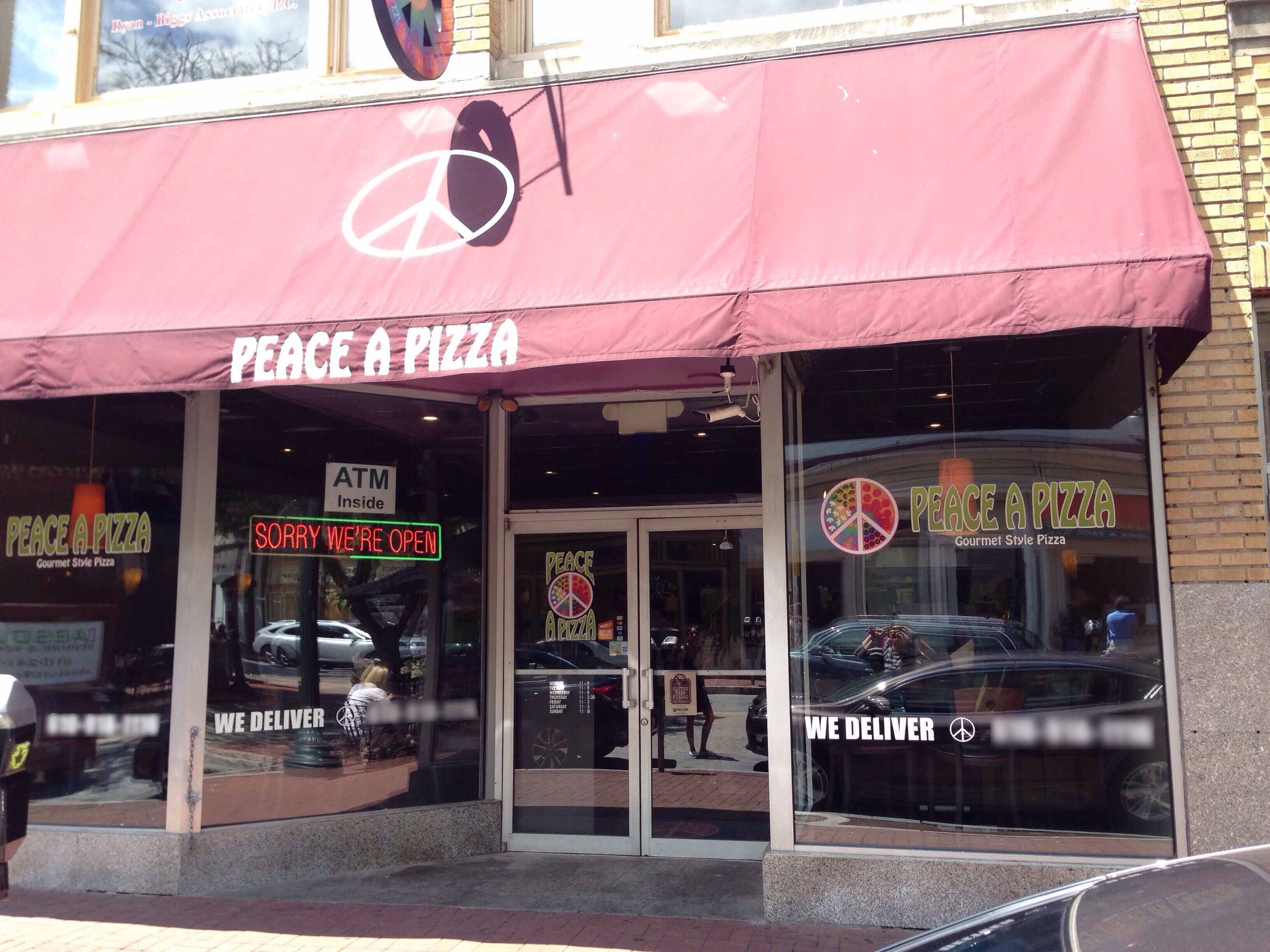 Menu of Peace A Pizza, West Chester, Chester County