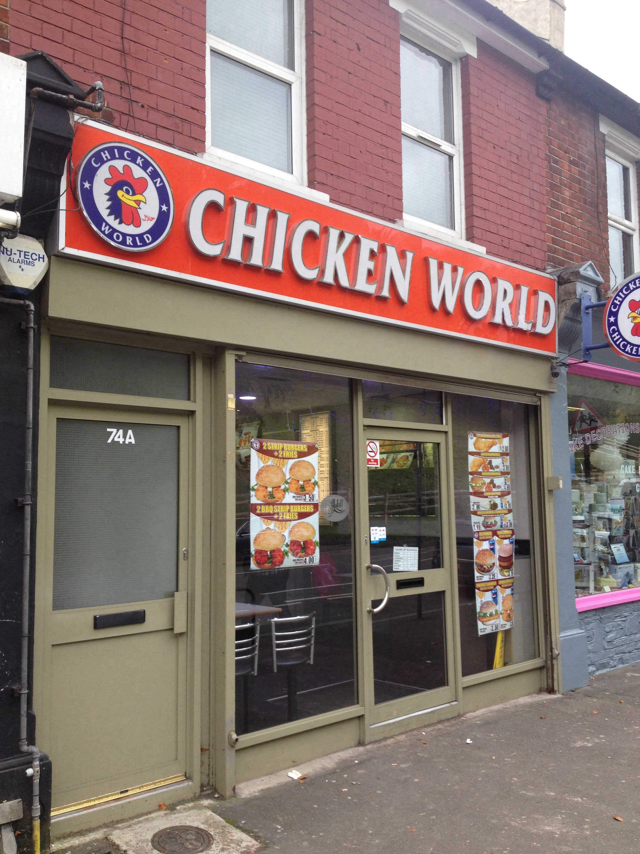 Menu of Chicken World, Purley, London