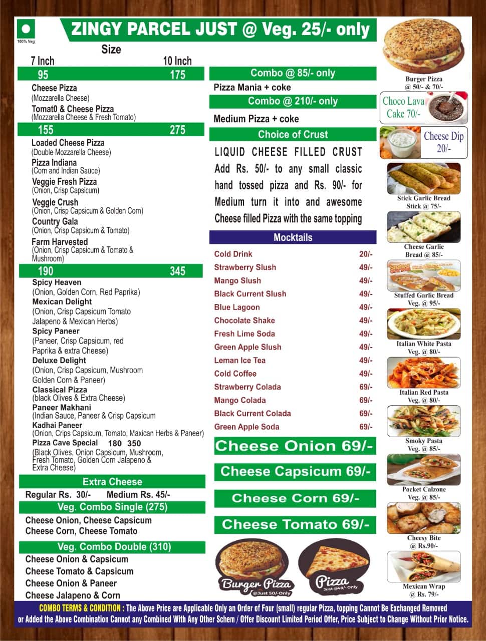 Pizza Cave, Barabanki Locality order online - Zomato