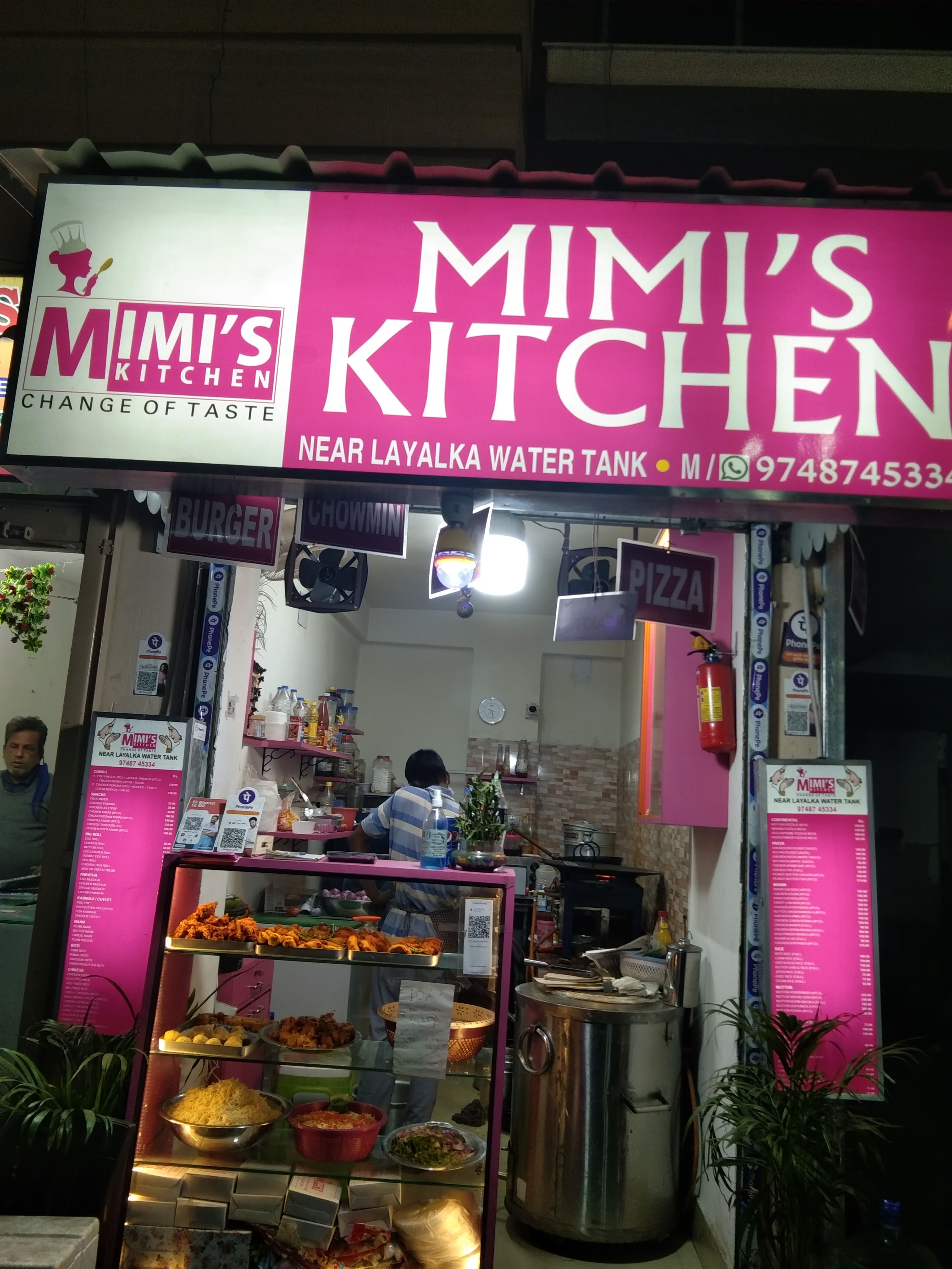Menu of Mimi's Kitchen, Baghajatin, Kolkata